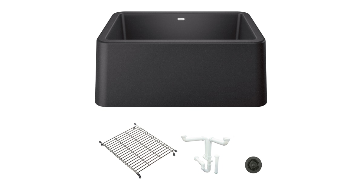 Blanco KA-402311 Ikon 27" Farmhouse Single Basin Granite Composite ...