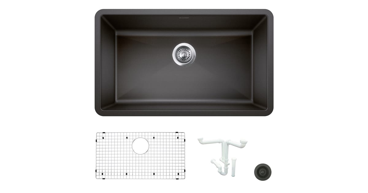 Blanco KA-440149 Precis 32" Undermount Single Basin Granite Composite ...