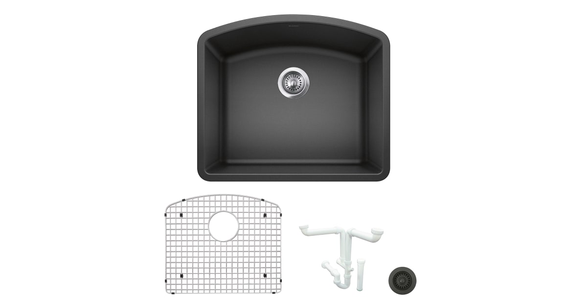 Blanco KA-440174 Diamond 24" Undermount Single Basin Granite Composite ...