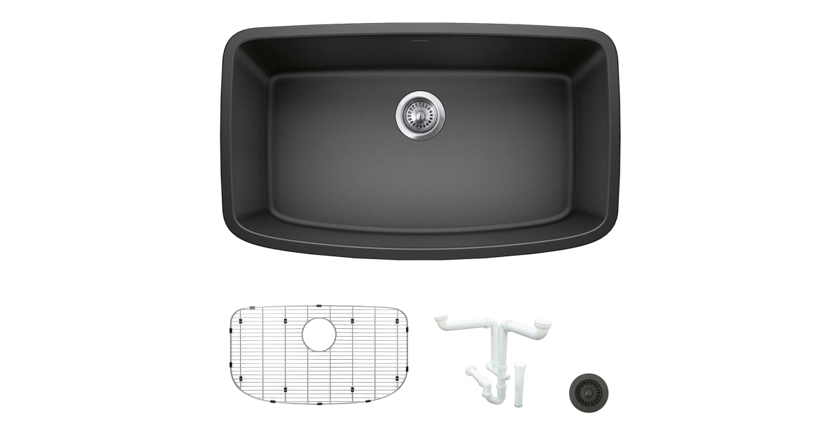 Blanco KA-441610 Valea 32" Undermount Single Basin Granite Composite ...