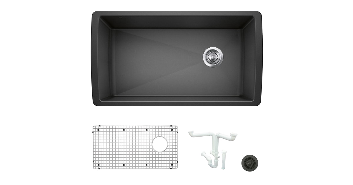 Blanco KA-441768 Diamond 33-1/2" Undermount Single Basin Granite ...