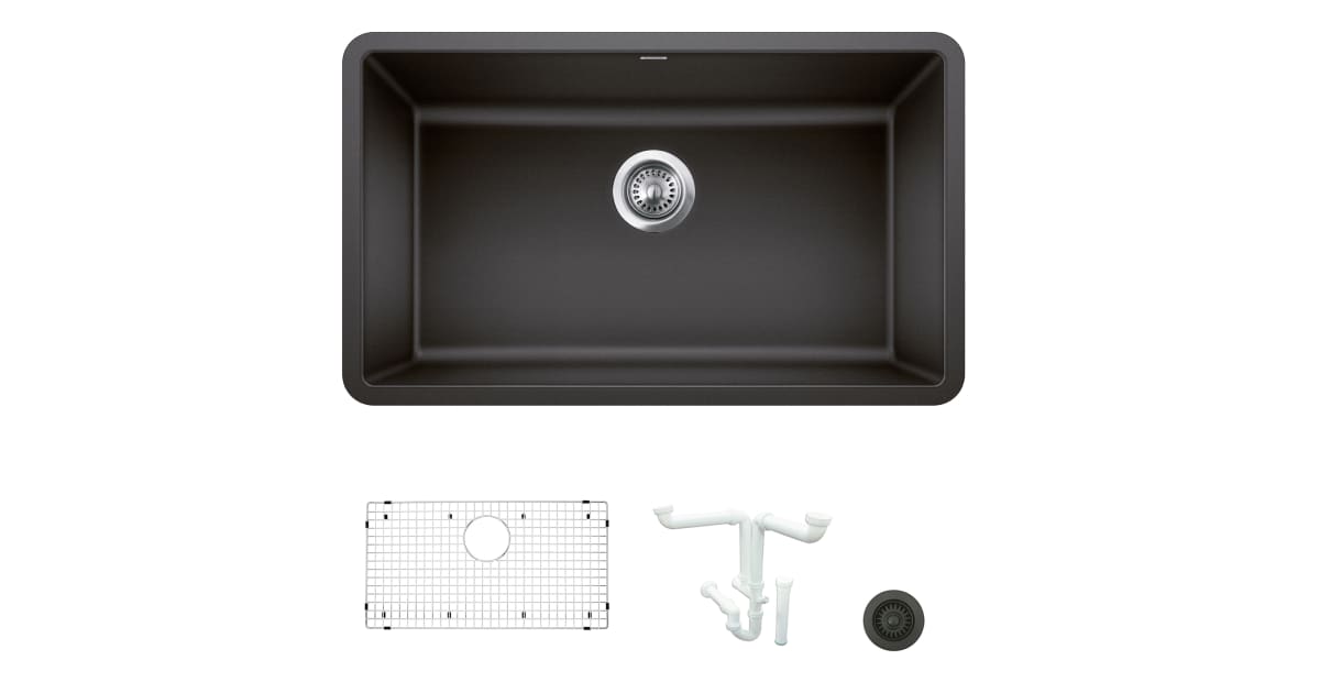 Blanco KA-442534 Precis 30" Undermount Single Basin Granite Composite ...