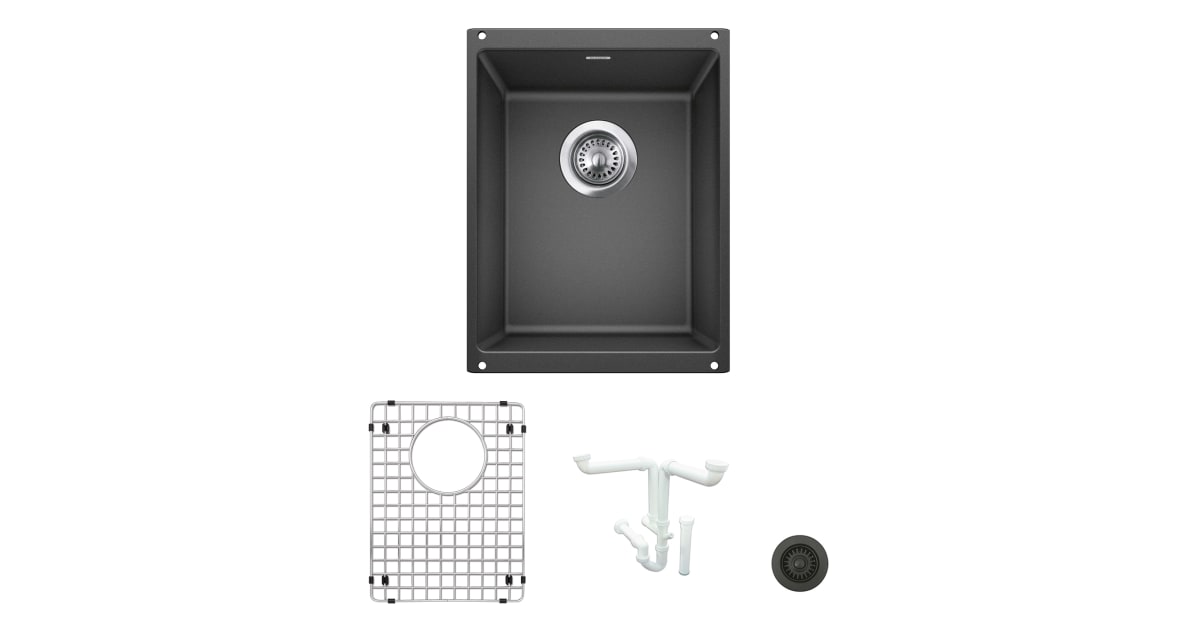 Blanco KA-513424 Precis 13-3/4" Undermount Single Basin Granite ...