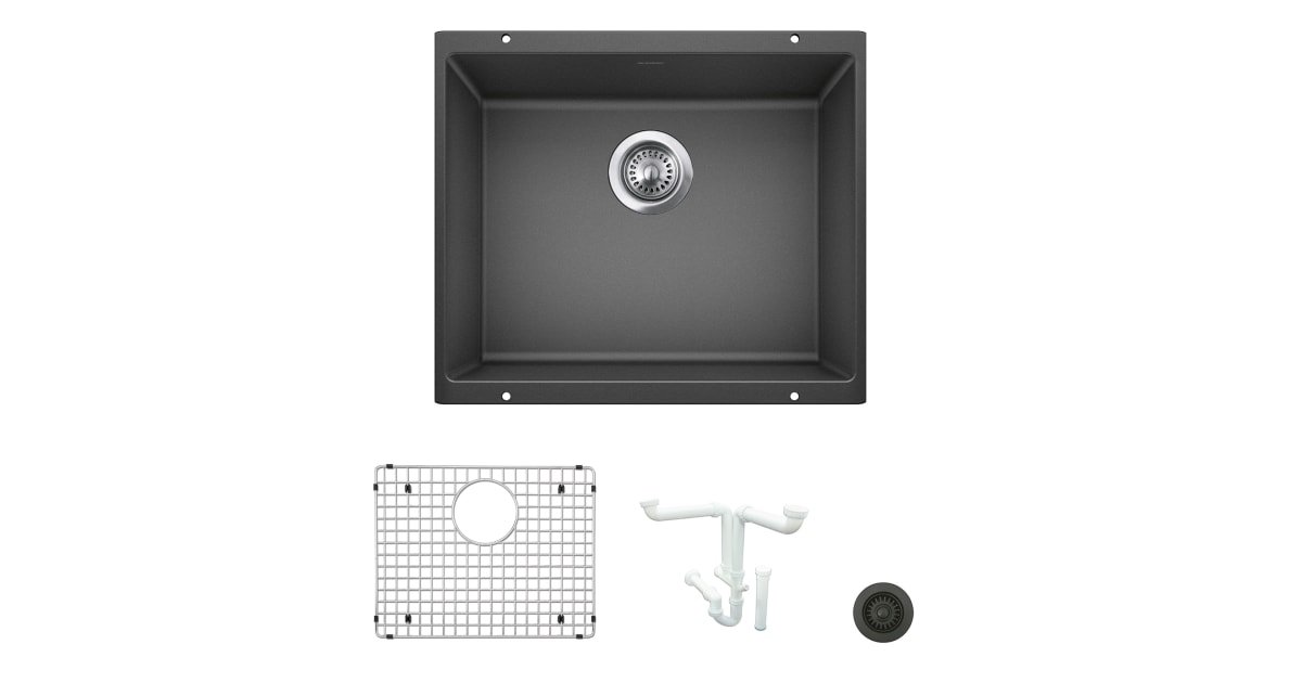 Blanco KA-513428 Precis 20-7/8" Undermount Single Basin Granite ...