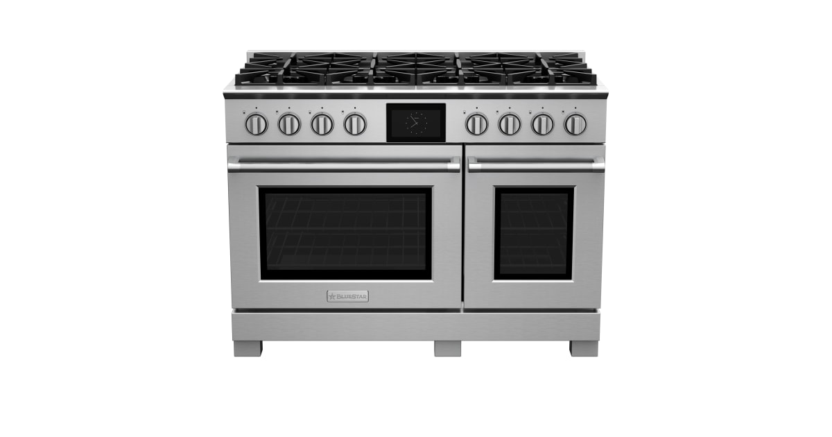 BlueStar BSDF488BL 48 Inch Wide 7.8 Cu. Ft. Free Standing Dual Fuel ...