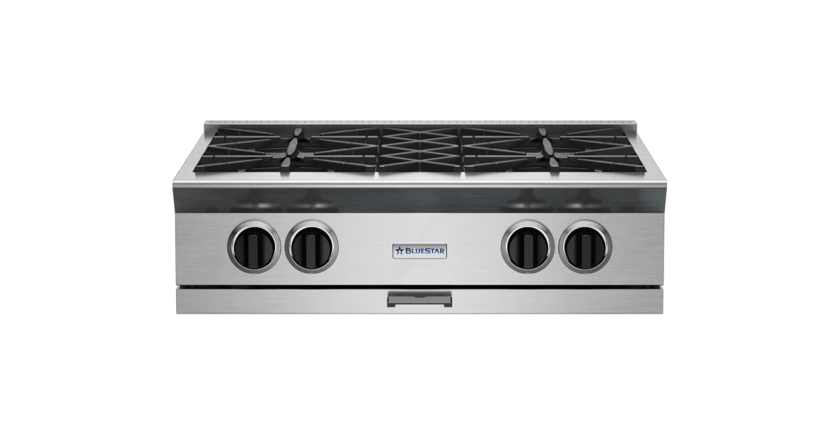 BlueStar RGTNB304BV2L Nova Series 30 Inch Wide 4 Burner Liquid Propane ...