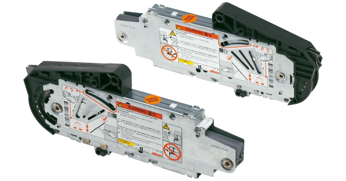 Blum 20S2A00.N5 AVENTOS HS Up-And-Over Lift Mechanism For Cabinet Doors ...