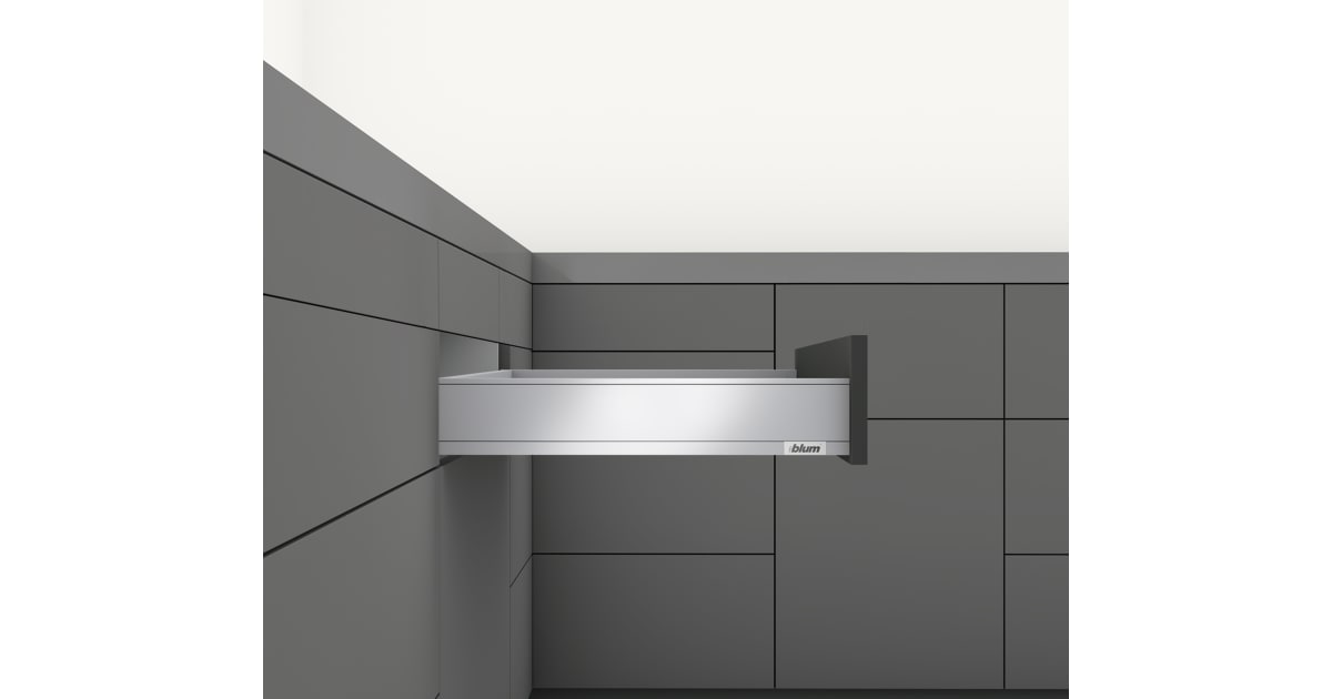 Blum 770M50S0I-BSS LEGRABOX 20" L x 3-9/16" H Full Extension Concealed ...