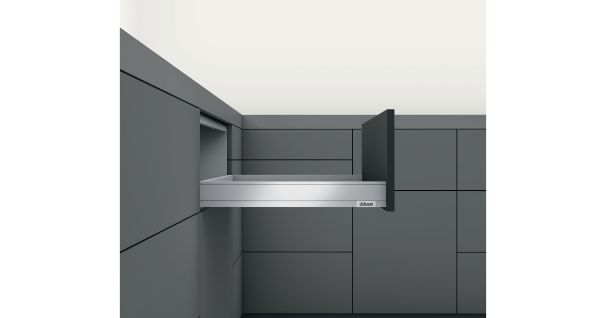 Blum 770N50S0I-BSS LEGRABOX 20" L x 2-5/8" H Full Extension Concealed ...