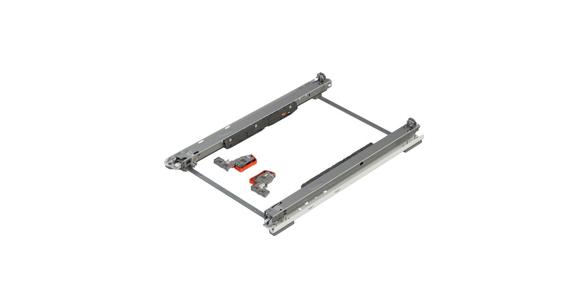 Blum B769R5337SD Movento Waste/Recycle Slide 15"W Min. Includes Locking ...