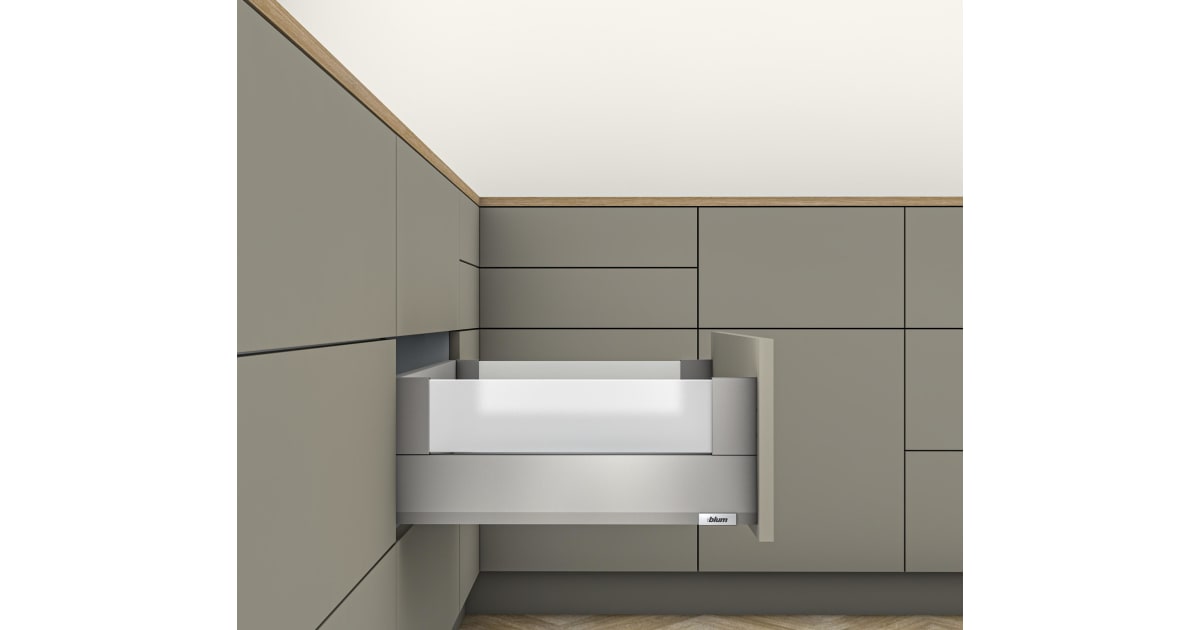 Blum MB-E-BCOVER-500GR-HD Merivobox "E" Height 20 Inch Full Extension ...