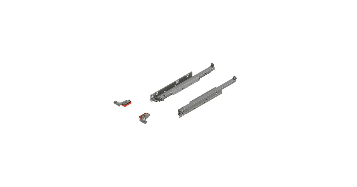 Blum 763.3810S Movento 15 Inch Full Extension Concealed Undermount ...