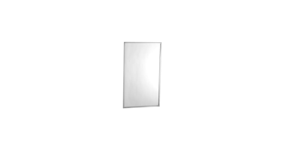 Bobrick B165 1836 B-165 Channel-Framed 18" x 36" Mirror | Ferguson Home