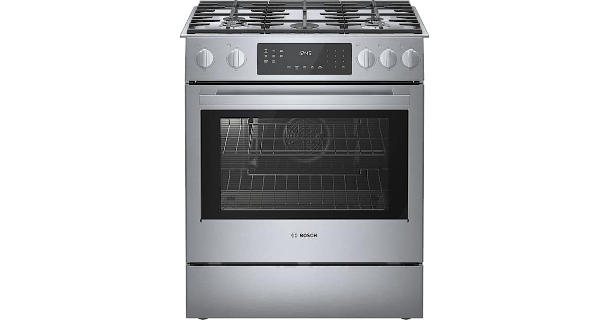 Bosch HGI8056UC 800 Series 32 Inch Wide 4.8 Cu. Ft. Slide In Gas Range ...