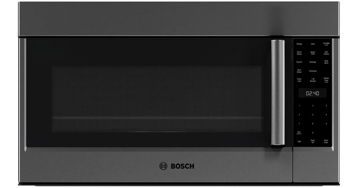 Bosch HMV8045U 800 Series 30 Inch Wide 1.9 Cu. Ft. 1000 Watt Over the Range Microwave with Multi ...