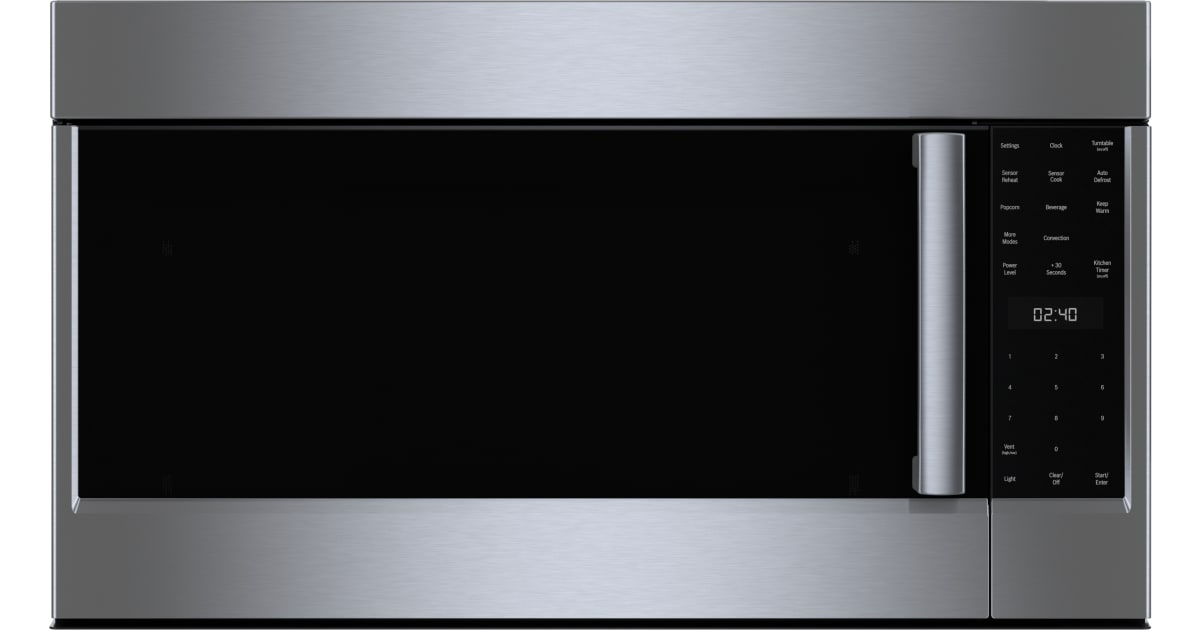 Bosch HMV8053U 800 Series 30 Inch Wide 1.8 Cu. Ft. Over-the-Range ...