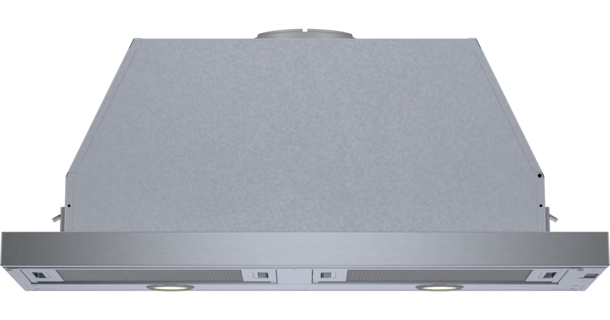 Bosch HUI50351UC 300 CFM 30 Inch Wide Pull Out Range Hood with Aluminum ...