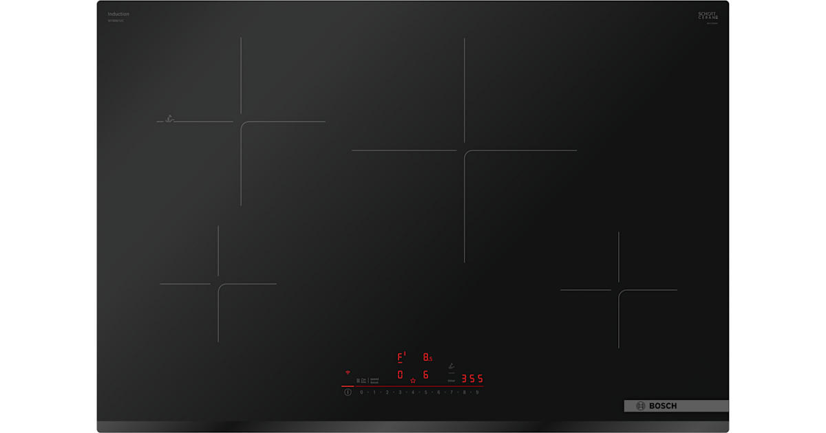 Bosch NIT8061UC 30 Inch Wide 4 Burner Electric Cooktop with AutoChef ...