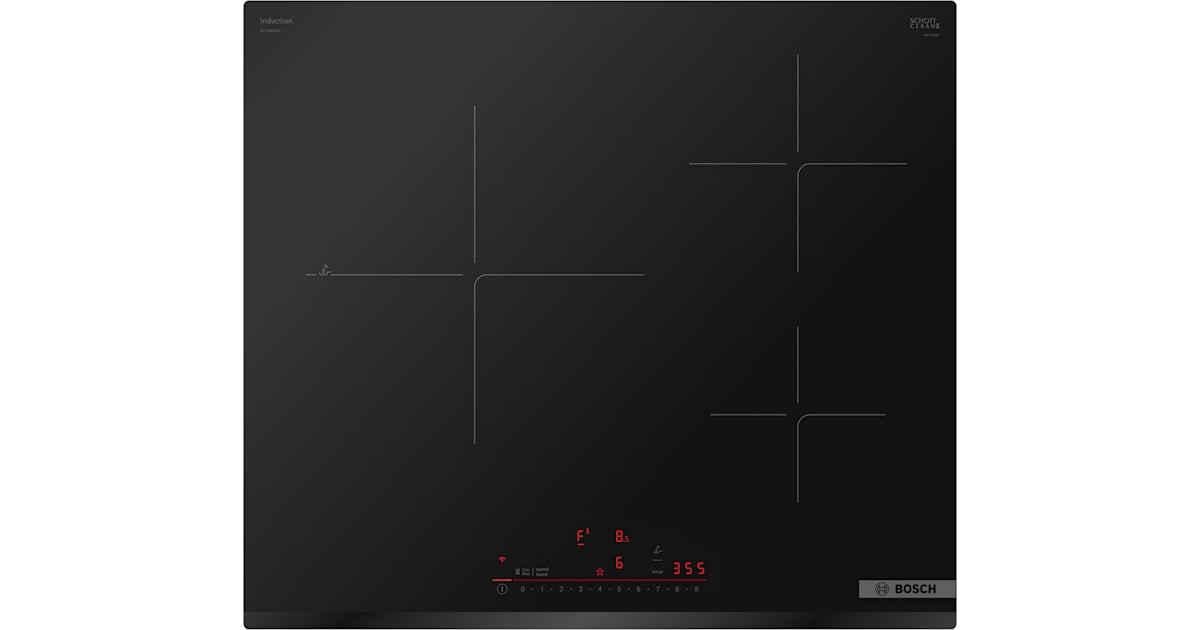 Bosch NIT8461UC 24 Inch Wide 3 Burner Electric Cooktop with AutoChef ...