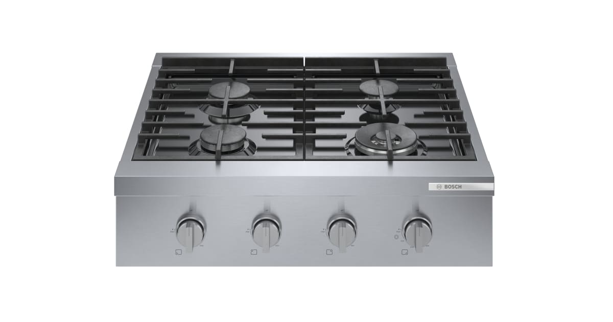 Bosch RGM8058UC 30 Inch Wide 4 Burner Gas Rangetop | Ferguson Home