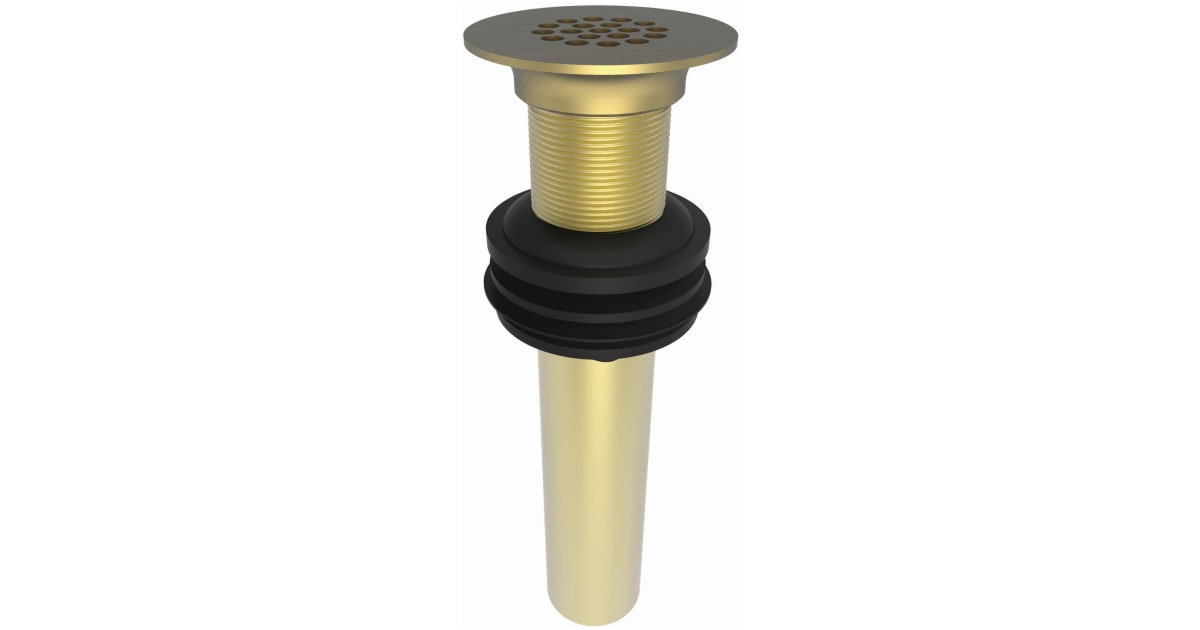 Brasstech 3211/06 Solid Brass P.O. Plug with Flat Strainer Plate and 1 ...
