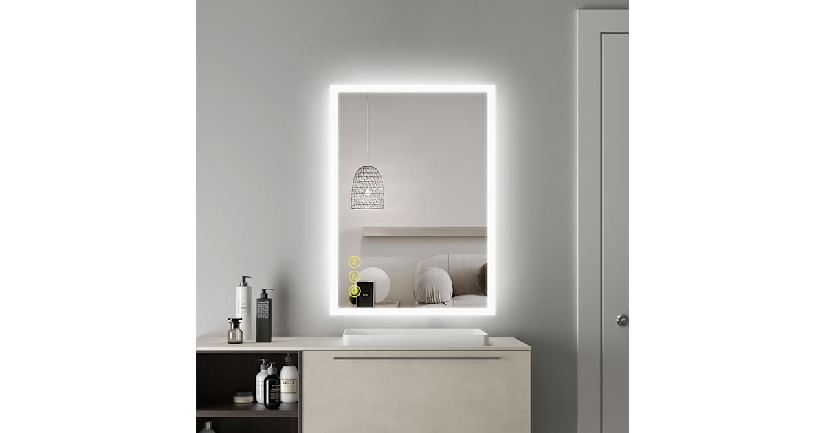 Brio Lighting BOMIR97486 Mateo 20" W x 28" H Contemporary Rectangular ...