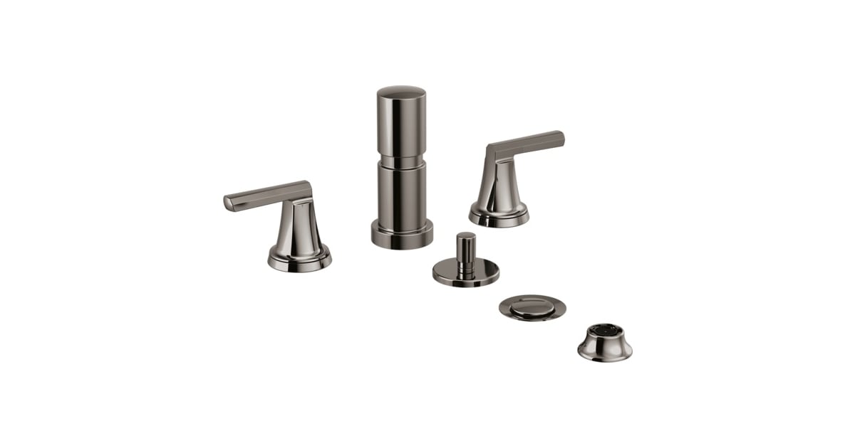 Brizo 68498-BNXLHP Levoir Widespread Bidet Faucet with Pop-Up Drain ...