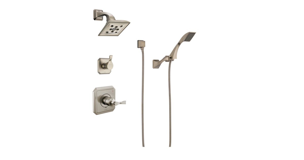 Brizo BSS-Virage-T60P030-02-BN Virage Pressure Balanced Shower System ...