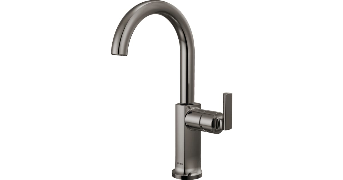 Brizo 61006LF-BNXLHP-L Kintsu 1.8 GPM Single Hole Bar Faucet with Arc ...