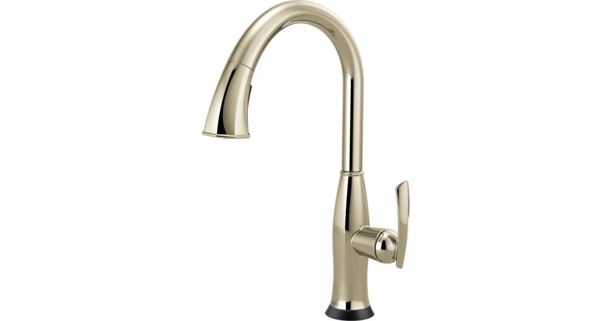 Brizo 64096LF-PN Coltello Pull-Down Kitchen Faucet with Magnetic ...