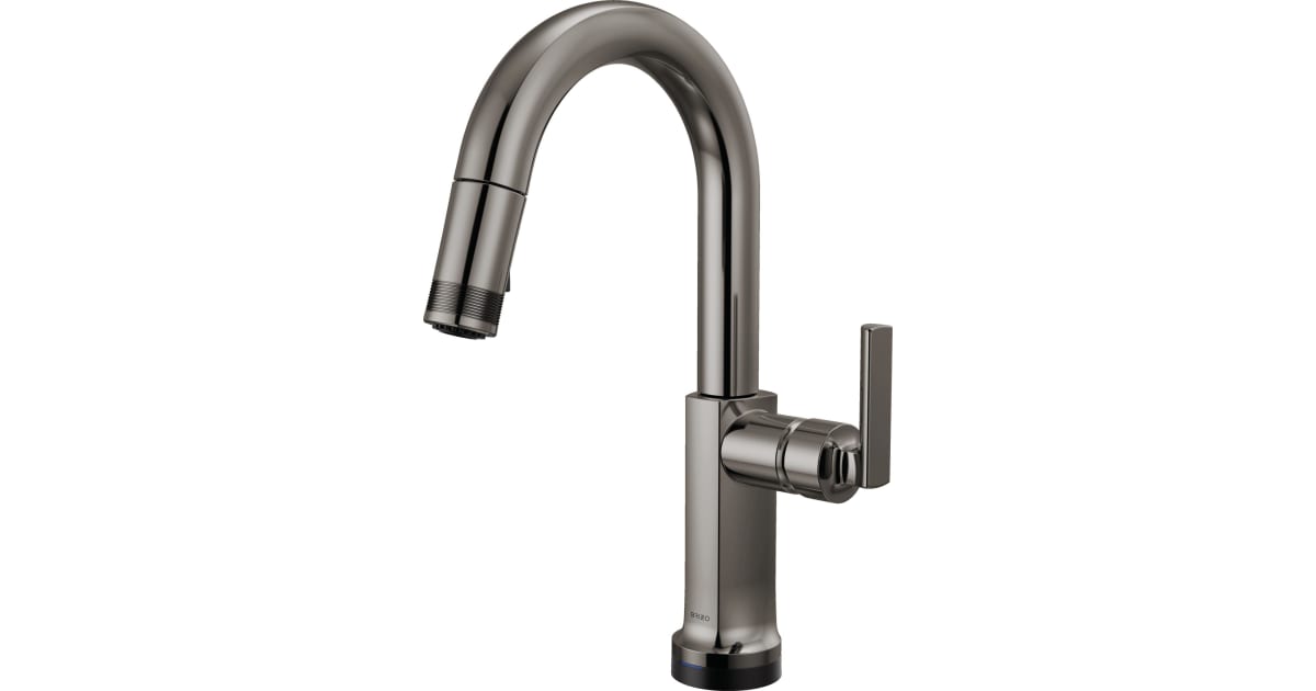 Brizo 64906LF-BNXLHP-L Kintsu 1.8 GPM Single Hole Pull Down Prep/Bar ...