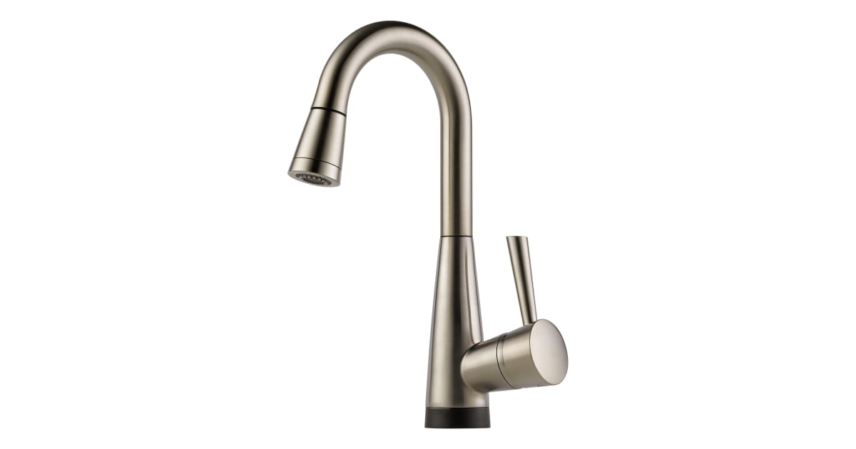 Brizo 64970LF-SS Venuto Pull-Down Bar Faucet with On/Off Touch ...