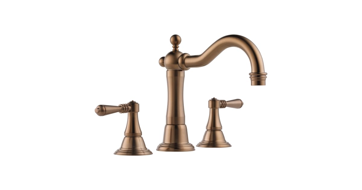 Brizo 65336LF-BZ Tresa Widespread Bathroom Faucet with Pop-Up Drain ...