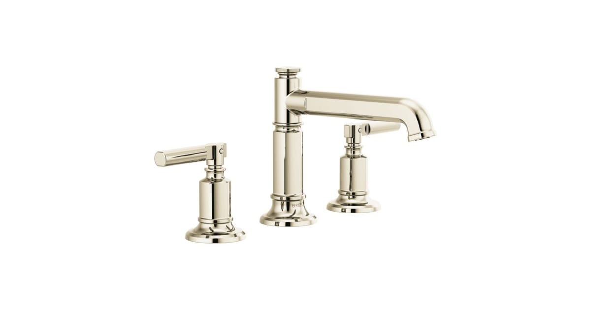 Brizo 65377LF-PNLHP-ECO Invari 1.2 GPM Widespread Bathroom Faucet with ...
