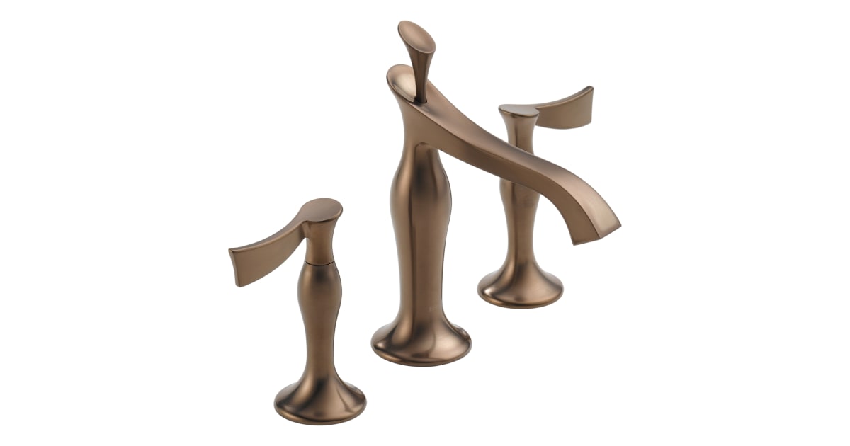 Brizo 65390LF-BZLHP RSVP Widespread Bathroom Faucet with Pop-Up Drain ...