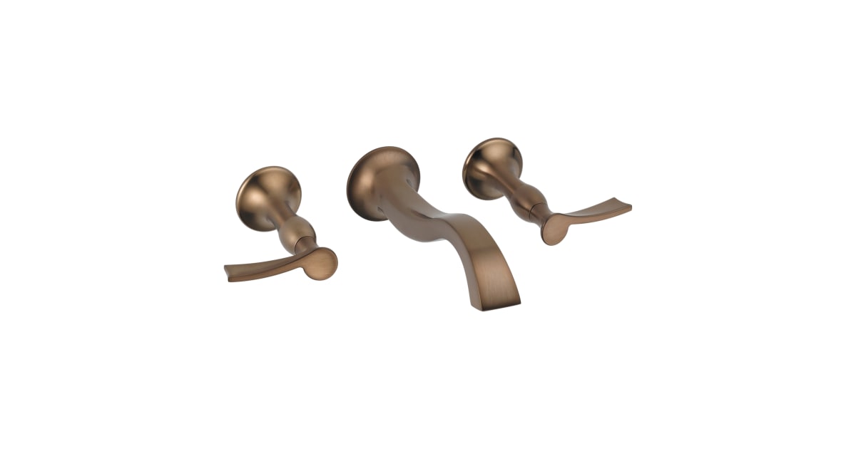 Brizo 65890LF-BZLHP RSVP 1.5 GPM Wall Mounted Bathroom Faucet Less ...