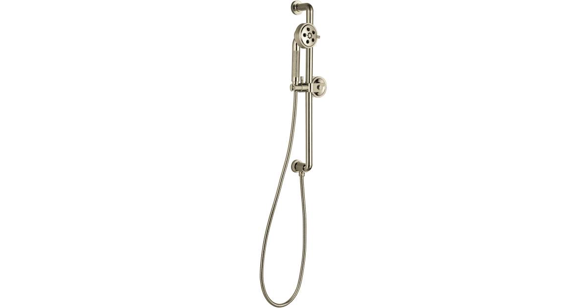 Brizo 88735-PN Litze 1.75 GPM Multi Function Hand Shower with Slide Bar ...