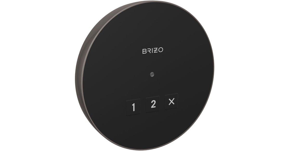 Brizo 8CN-220R-BNX-L Mystix Round Auxiliary Exterior Steam Control with ...