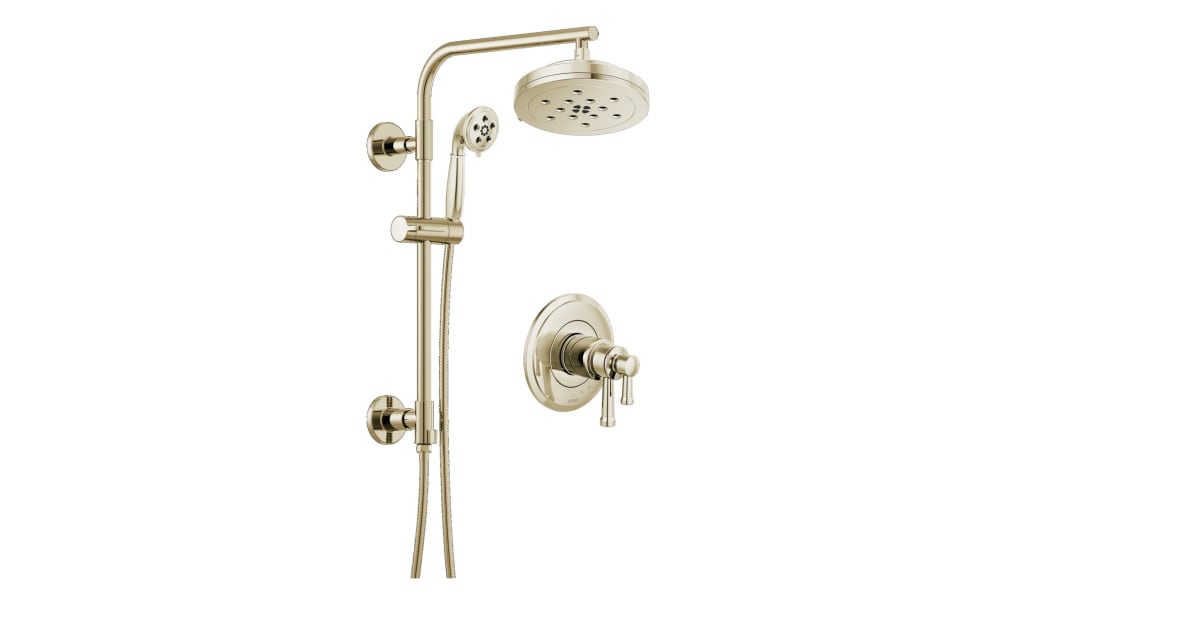Brizo BSS-Atavis-T60042-SC-PN Atavis Thermostatic Shower Column Shower ...