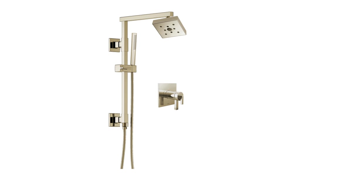 Brizo BSS-FLW-T60022-SC-PN Frank Lloyd Wright Thermostatic Shower ...