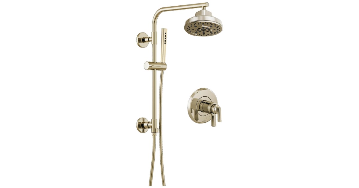 Brizo BSS-Levoir-T60098-SC-PN Levoir Thermostatic Shower Column Shower ...