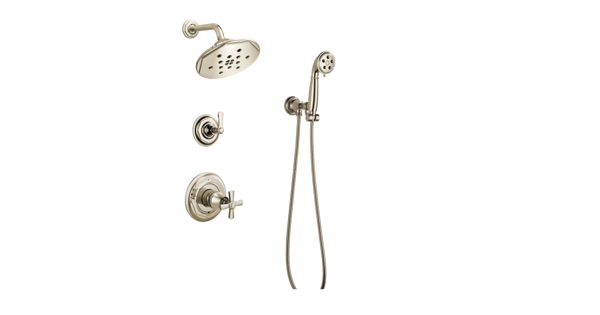 Brizo BSS-Rook-T60P061-02-PN Rook Pressure Balanced Shower System with ...