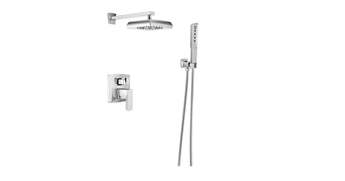 Brizo BSS-Vettis-T75P588-02-PC Vettis Pressure Balanced Shower System ...