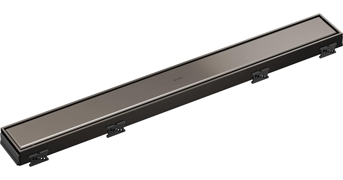 Brizo BT0732416-BNX 24" Reversible Linear Shower Drain with Dual Grate ...