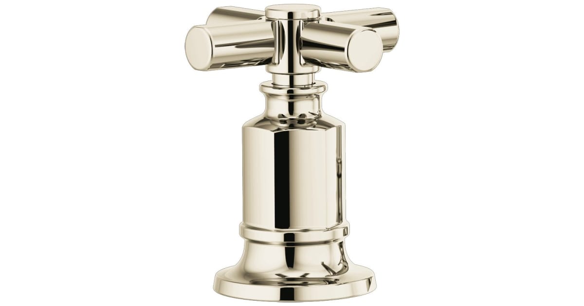 Brizo HX676-PN Invari Roman Tub Filler Cross Handle Kit - Limited ...