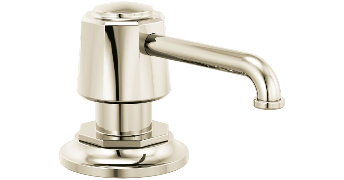 Brizo RP100487PN Rook Soap and Lotion Dispenser - Limited Lifetime ...