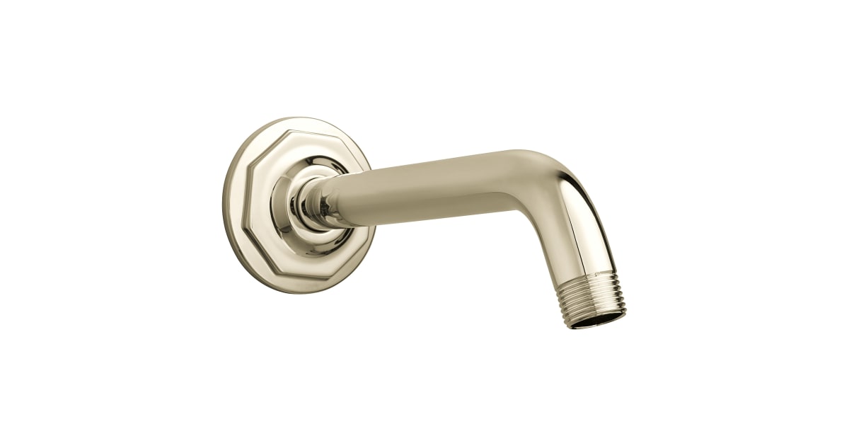 Brizo RP78580PN Rook 7" Shower Arm with Flange | Ferguson Home