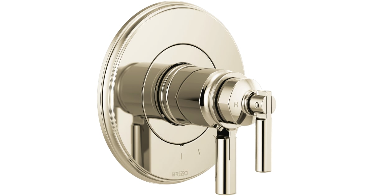 Brizo T60076-PN Invari Thermostatic Valve Trim Only with Integrated ...