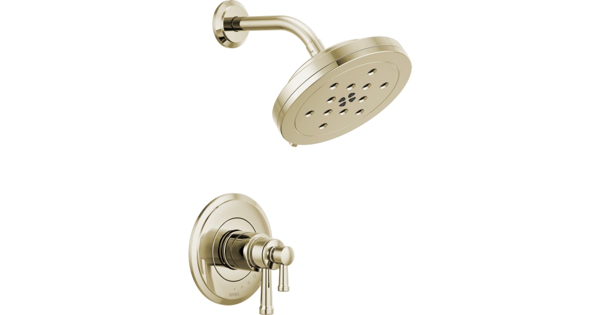 Brizo T60242-PN Atavis Thermostatic Shower Only Trim Package with 1.75 ...
