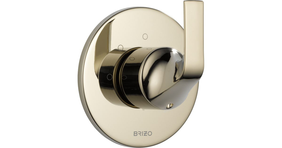 Brizo T60850-PN Sotria Three Function Diverter Valve Trim Less Rough-In ...